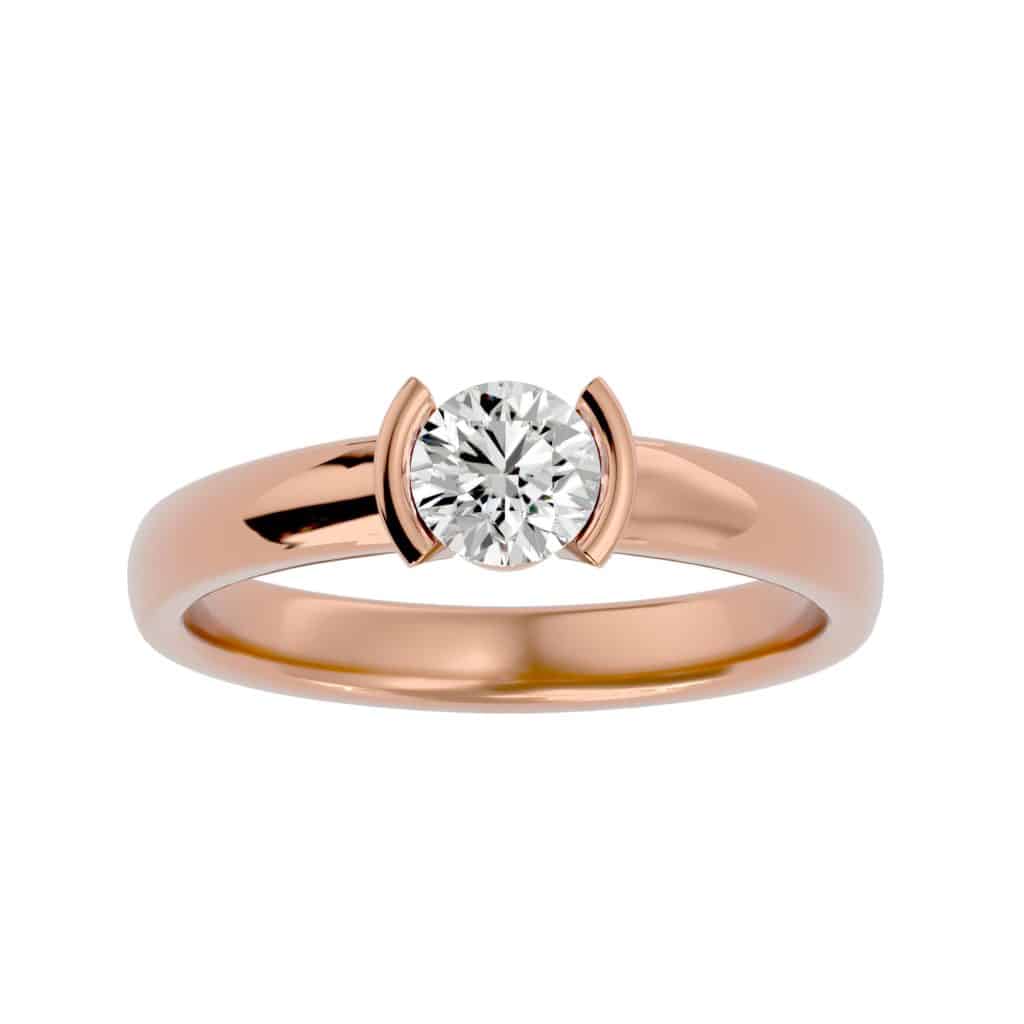 Bold Engagement Ring Tension Setting