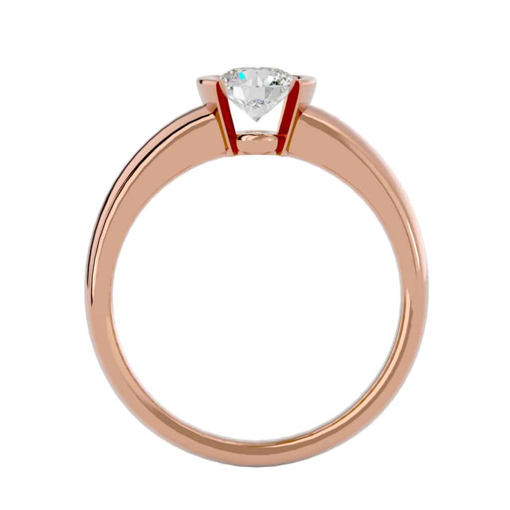 Bold Engagement Ring Tension Setting